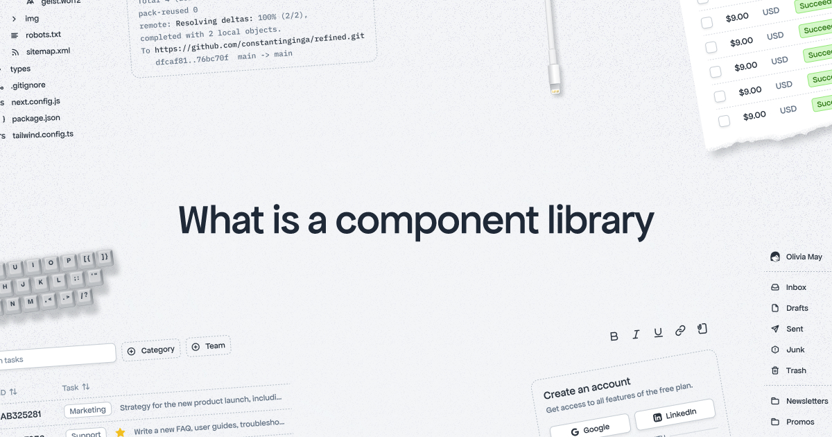 What is a component library